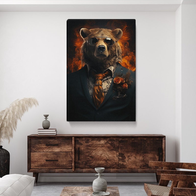 Bear Art - Etsy