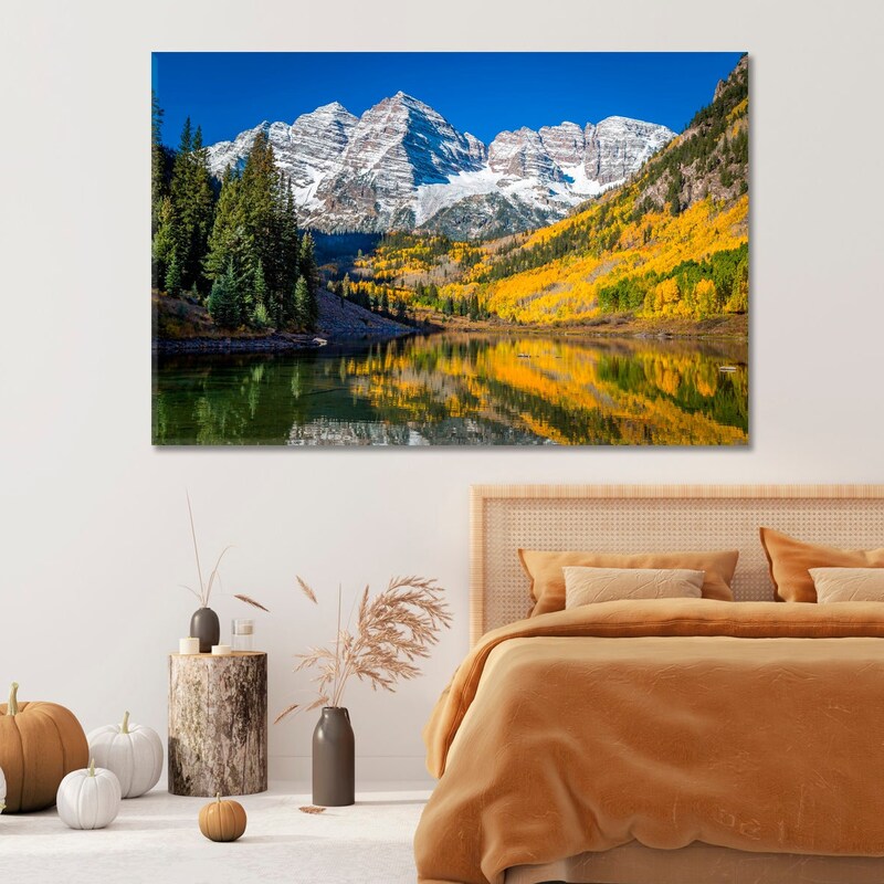Horizontal Maroon Bells - Etsy