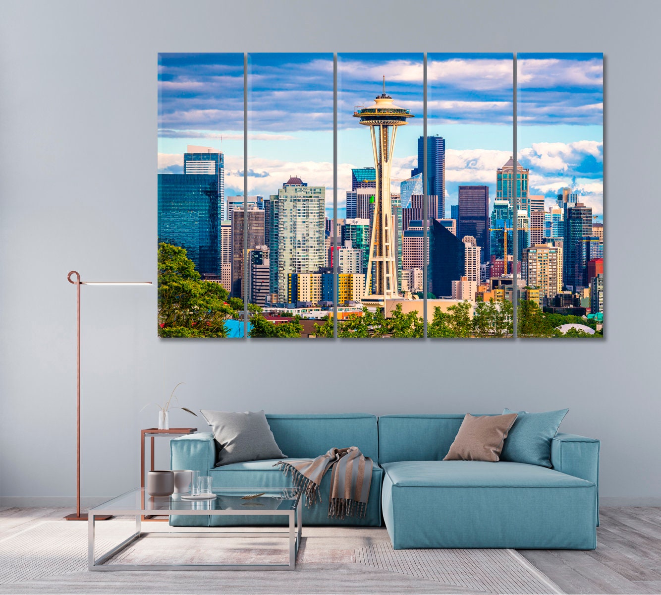 Seattle Canvas Art Print USA Wowntown Skyline Canvas Art - Etsy UK