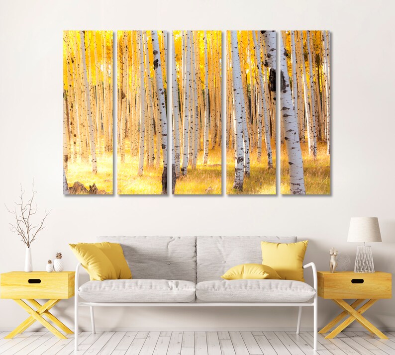 Aspen Trees Large Wall Art Aspen Trees Large Canvas Prints Autumn ...