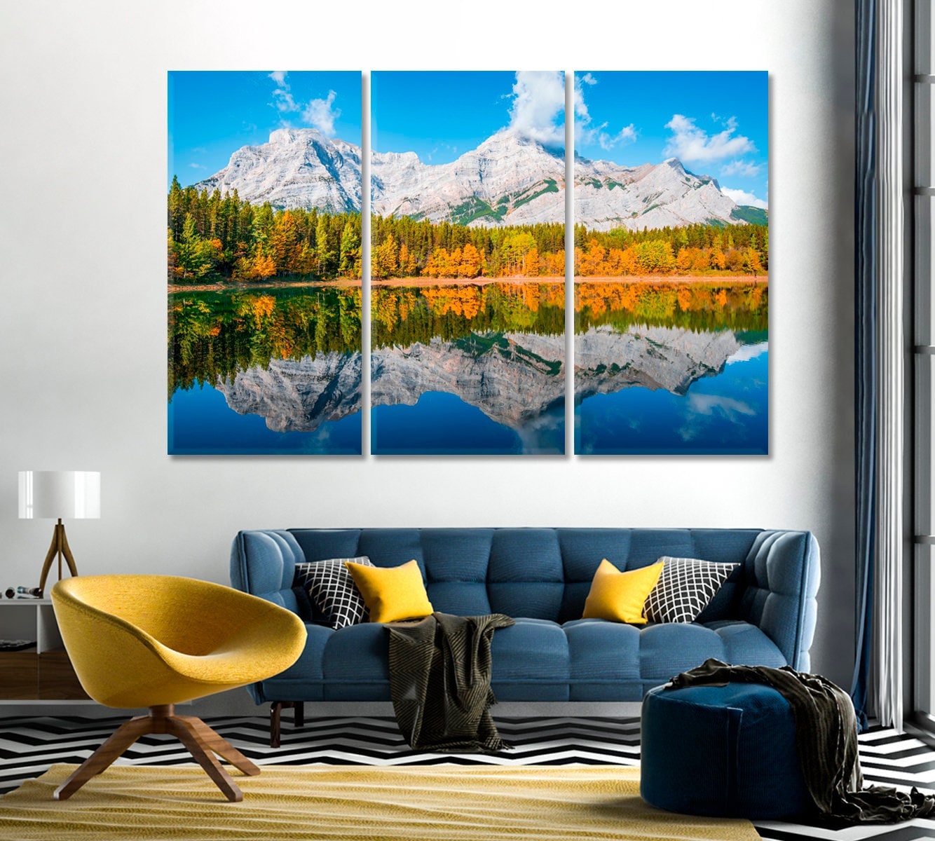 Wall Art Wedge Pond Kananaskis Alberta Canada Wrapped Canvas Wall Decor ...