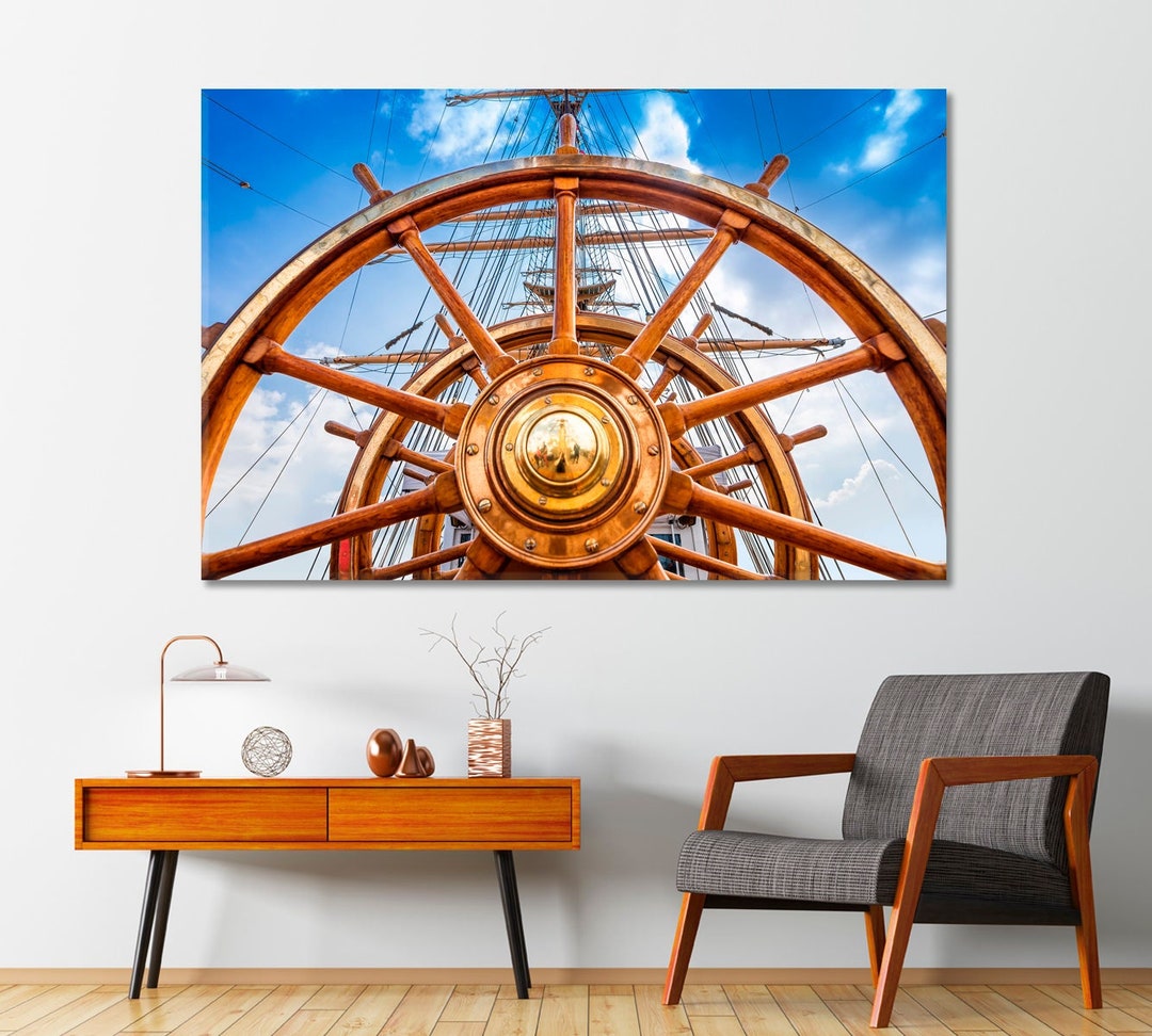 Steering Wheel Canvas Wall Decor Steering Wheel Multiple Sizes Wrapped ...