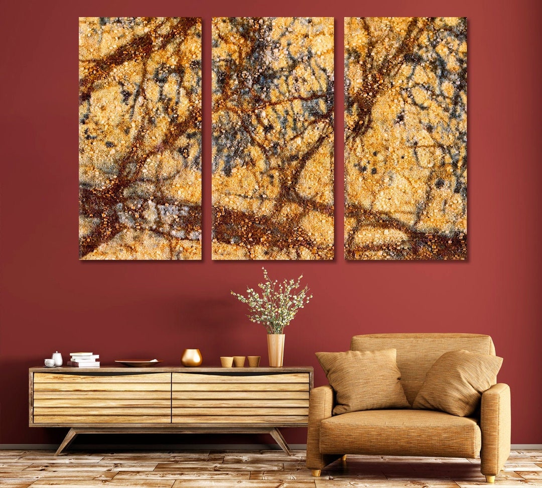 Modern Art Decor Pattern Canvas Print, Large Marble Canvas Artwork ...