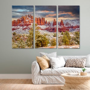Arizona Red Rocks Wrapped Canvas Wall Art Print - Etsy