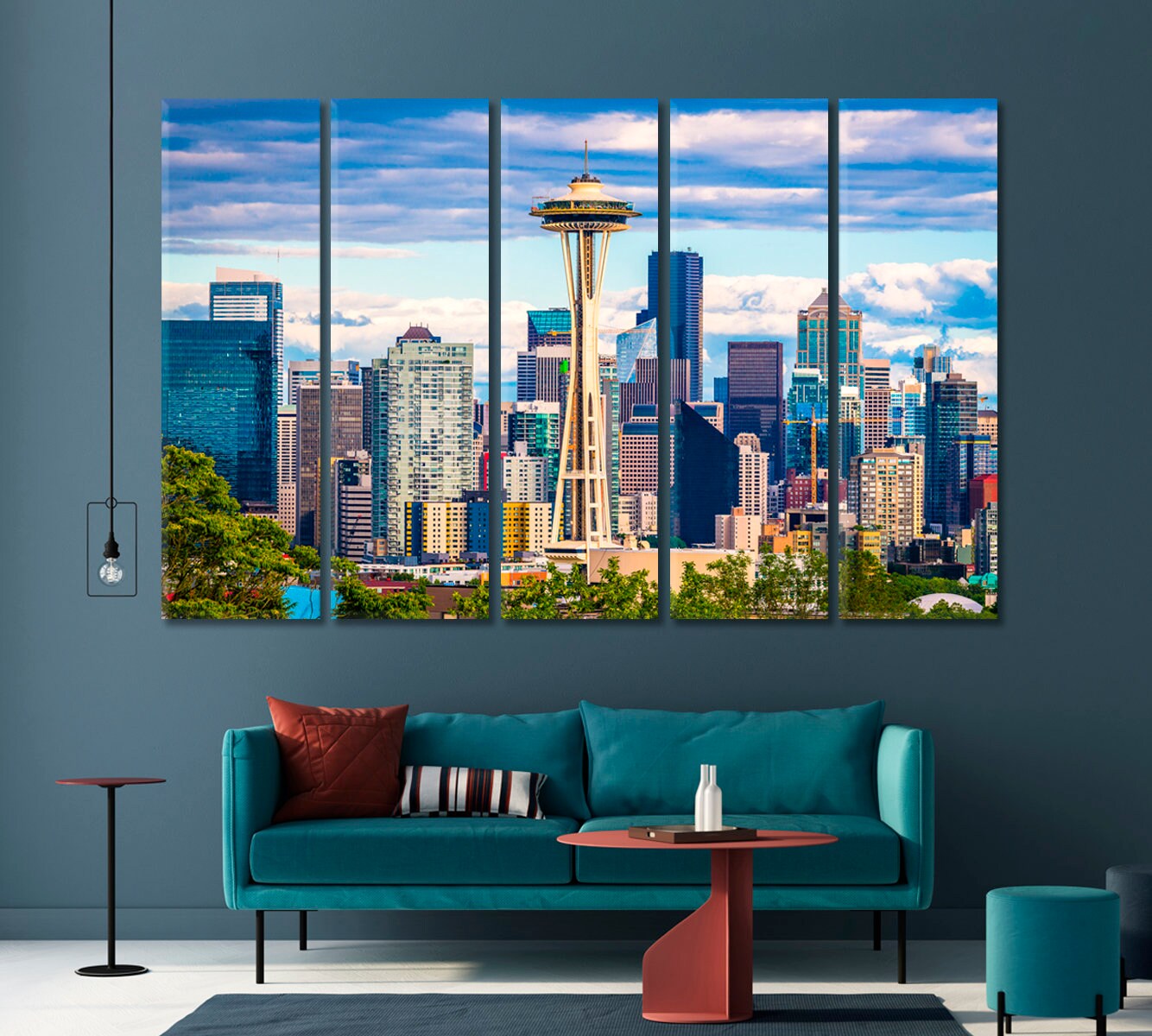 Seattle Canvas Art Print USA Wowntown Skyline Canvas Art - Etsy UK