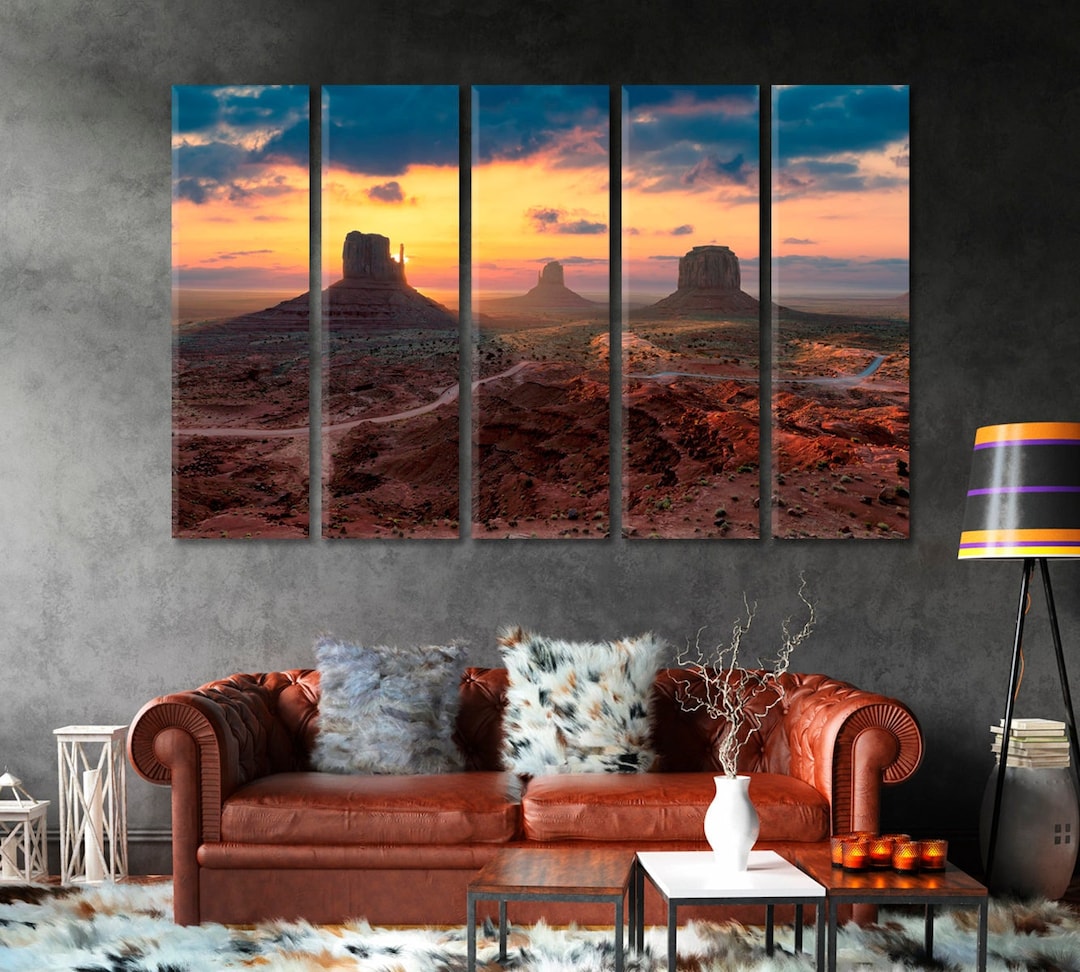 Monument Valley Canvas Print Monument Valley Canvas Wall Decor for Home ...