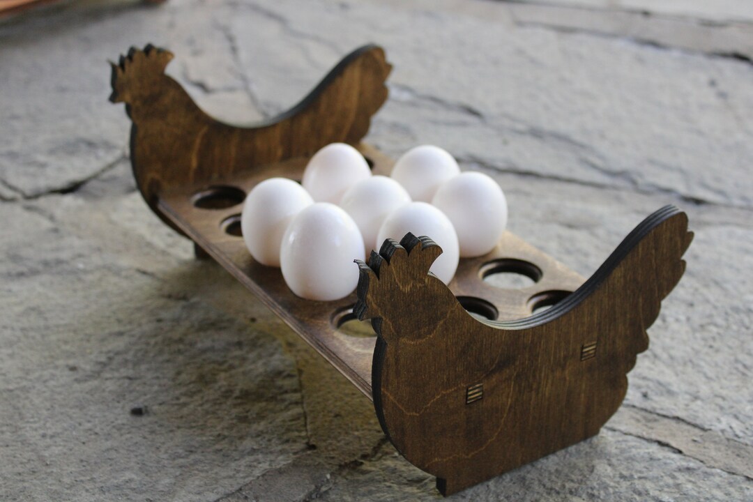 Chicken Counter Top Egg Holder-17 Eggs - Etsy