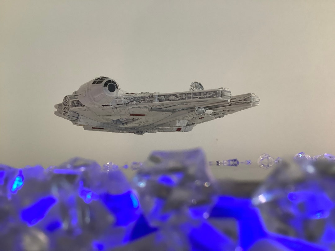 Millennium Falcon Levitating on Crystal Lake - Etsy