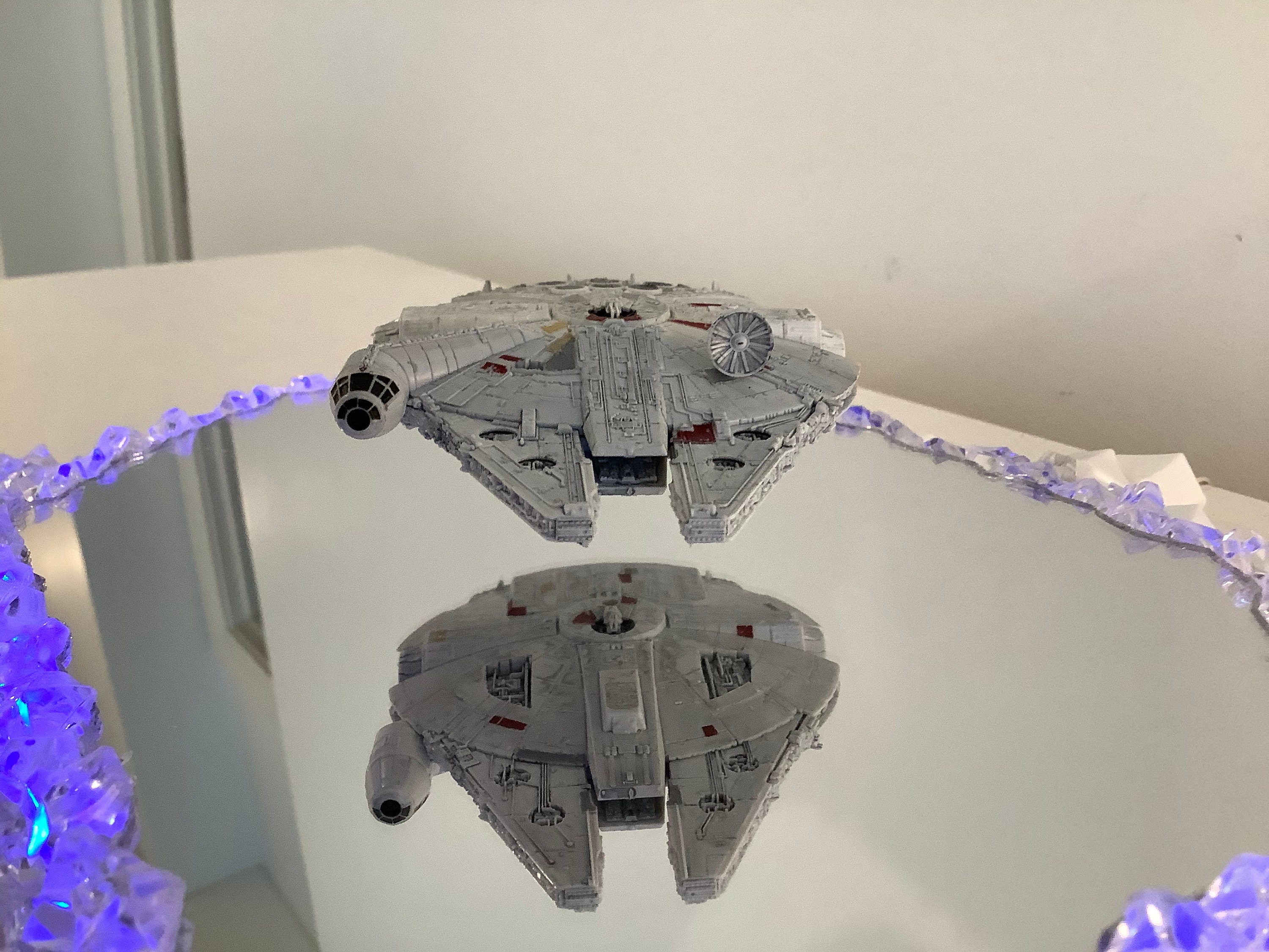 Millennium Falcon Levitating on Crystal Lake - Etsy
