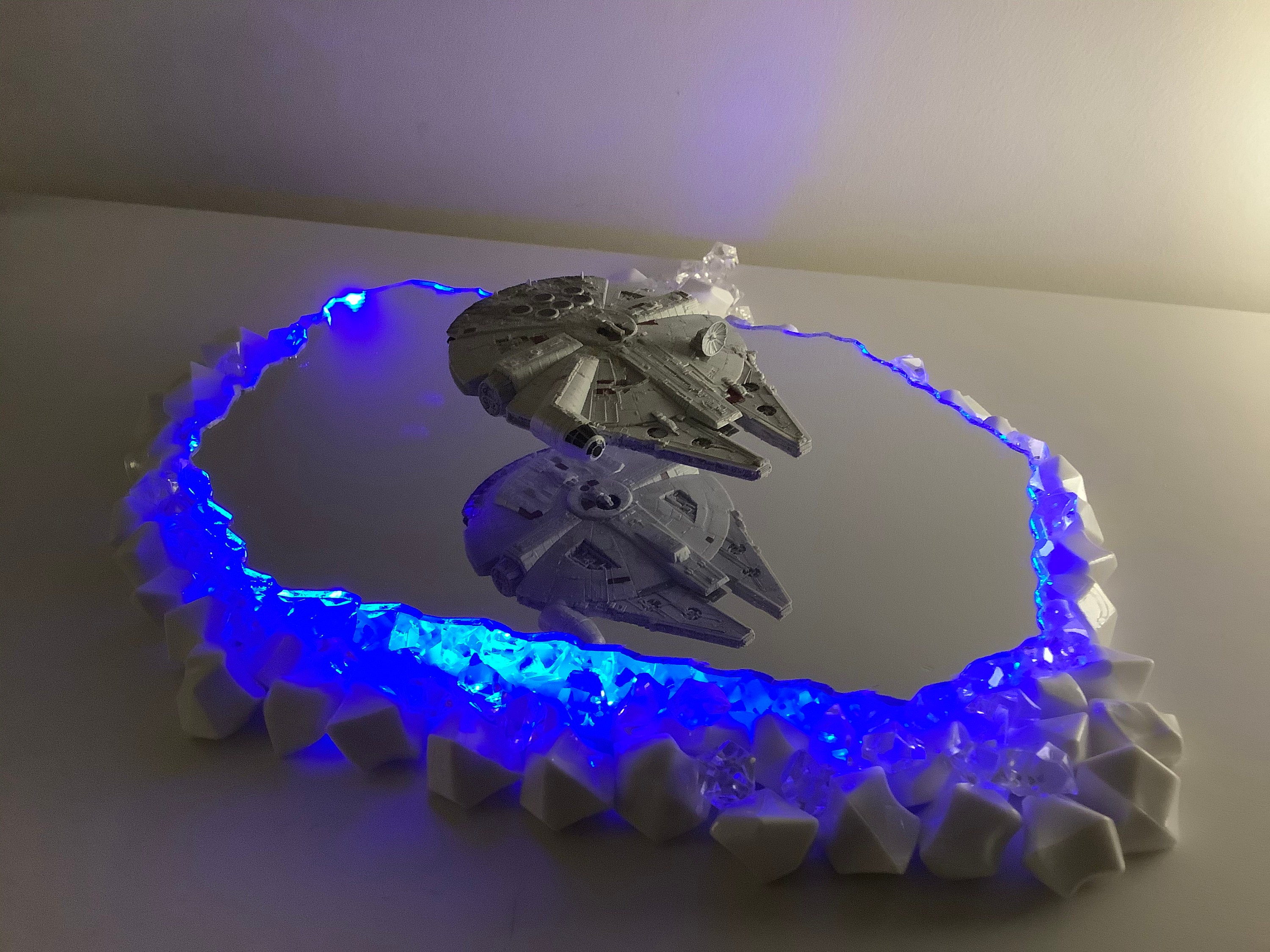 Millennium Falcon Levitating on Crystal Lake - Etsy