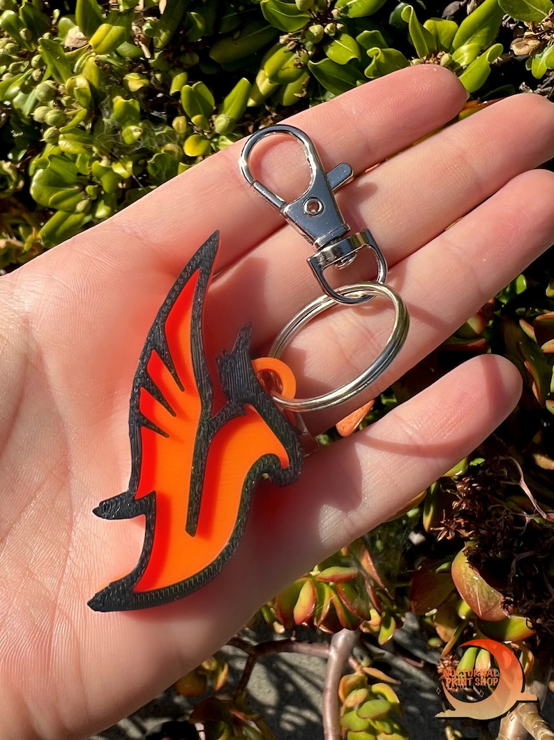 Customizable Phoenix Logo Keychain | Assorted Colors - Etsy