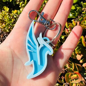 Customizable Phoenix Logo Keychain | Assorted Colors - Etsy