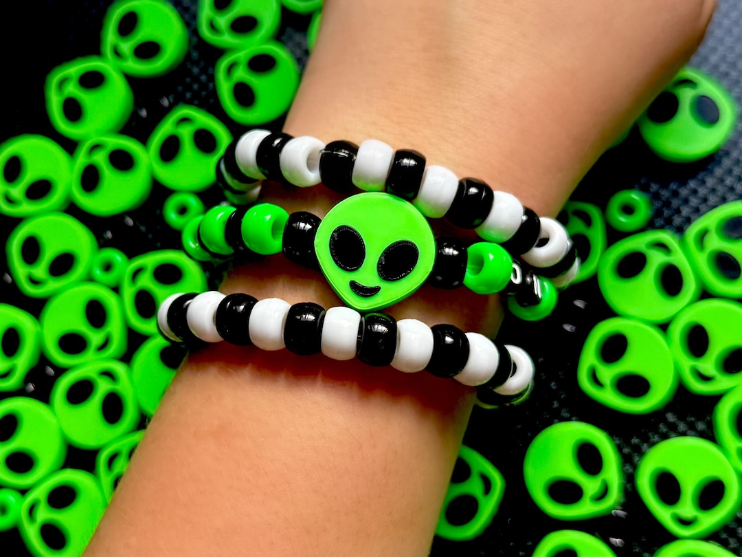 Alien Kandi Beads | Rave and Festival Kandi Beads - Etsy