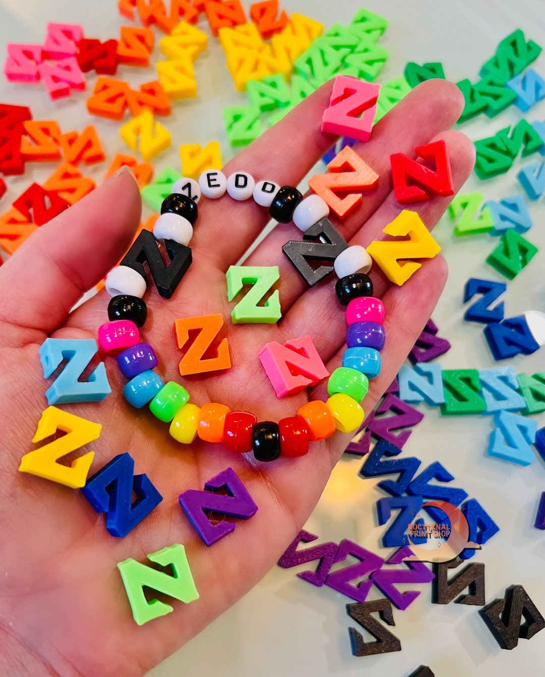 Zedd Logo Inspired Kandi Beads Rave Kandi Beads, Festival Kandi Beads ...