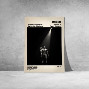 CREED POSTER - Movie Poster - Mid Century Modern Poster - Minimalist ...