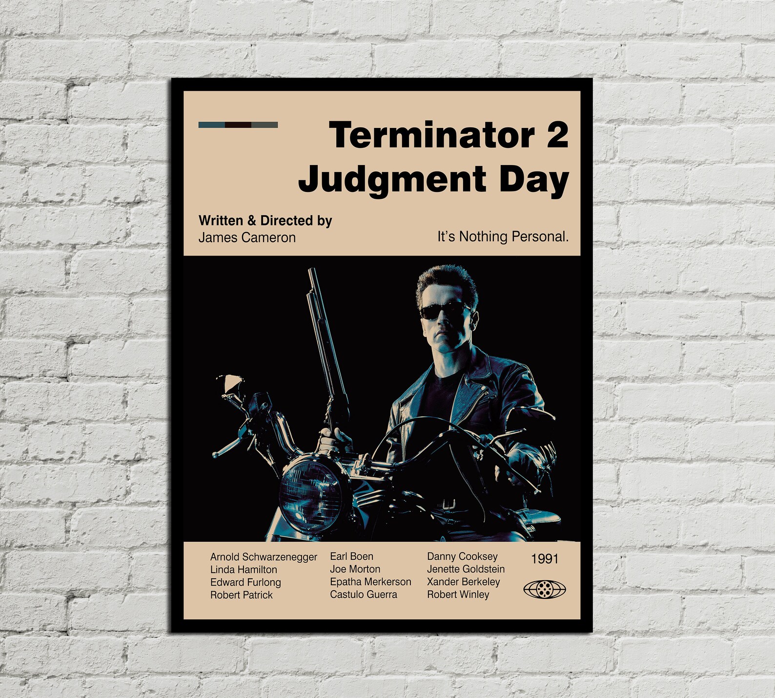 TERMINATOR POSTER Movie Poster Mid Century Modern Poster Minimalist ...