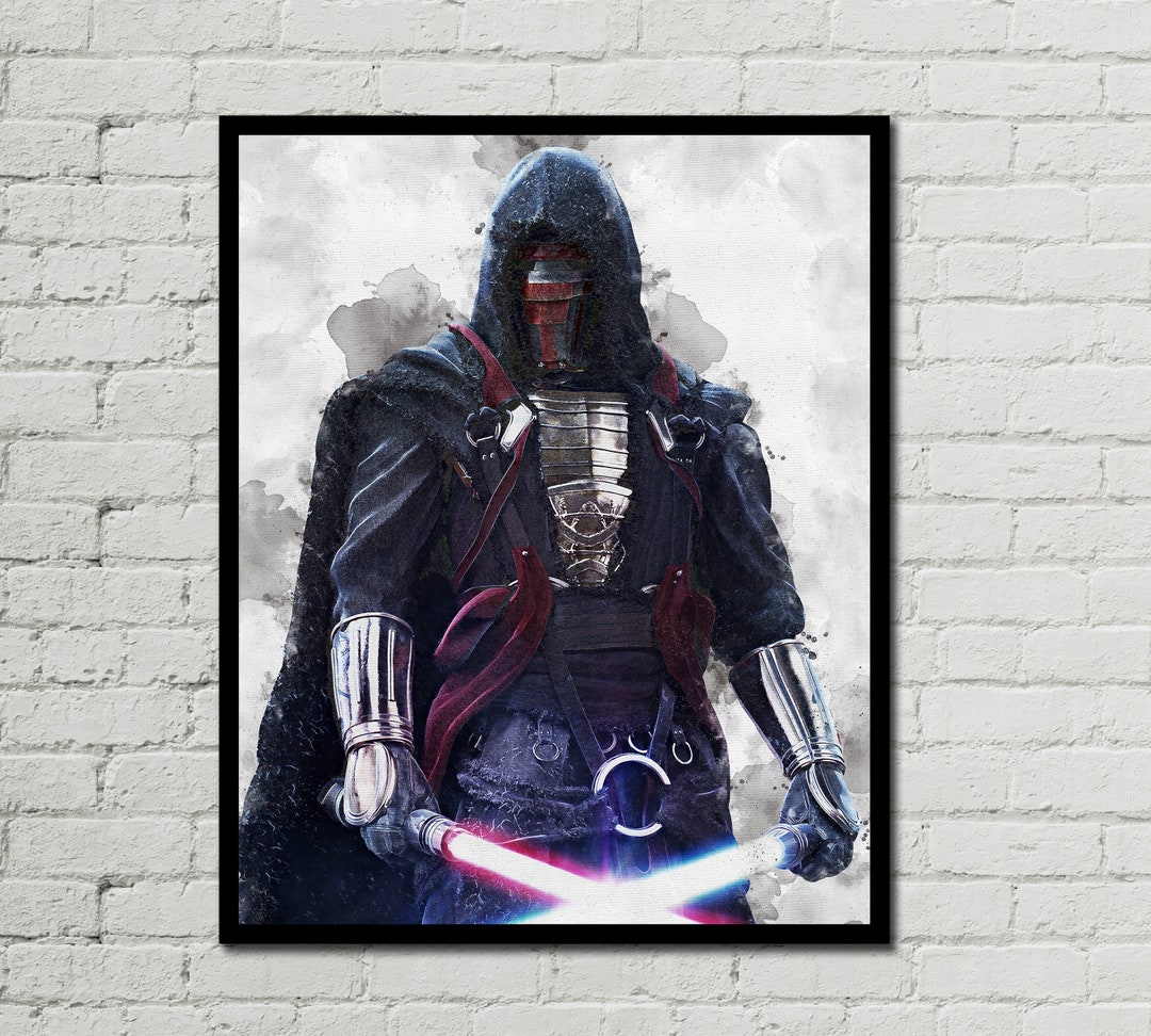 DARTH REVAN POSTER - Star Wars Poster - Digital Art - Printable Art ...