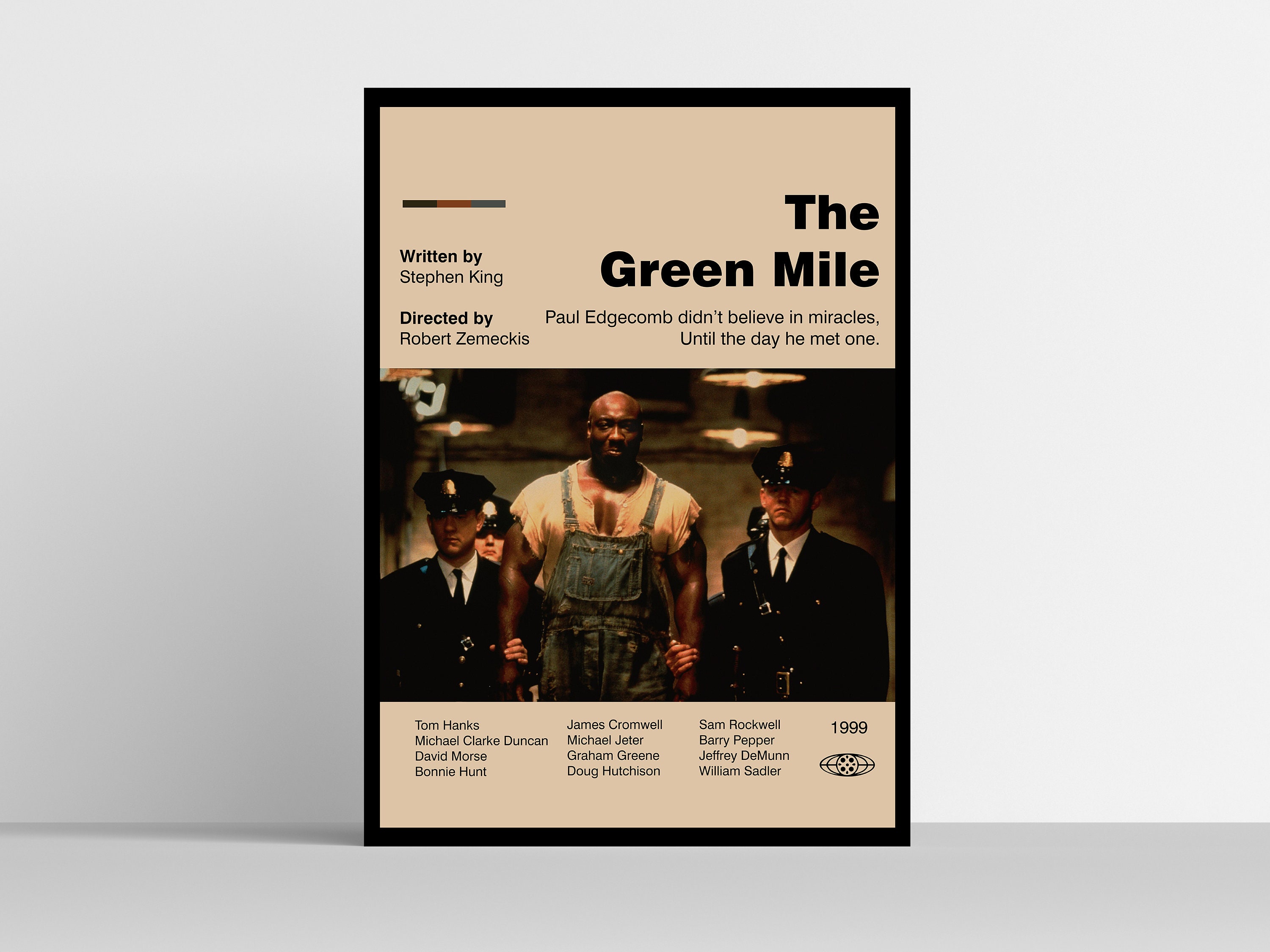 THE GREEN MILE Poster - Movie Poster - Mid Century Modern Art - Digital ...
