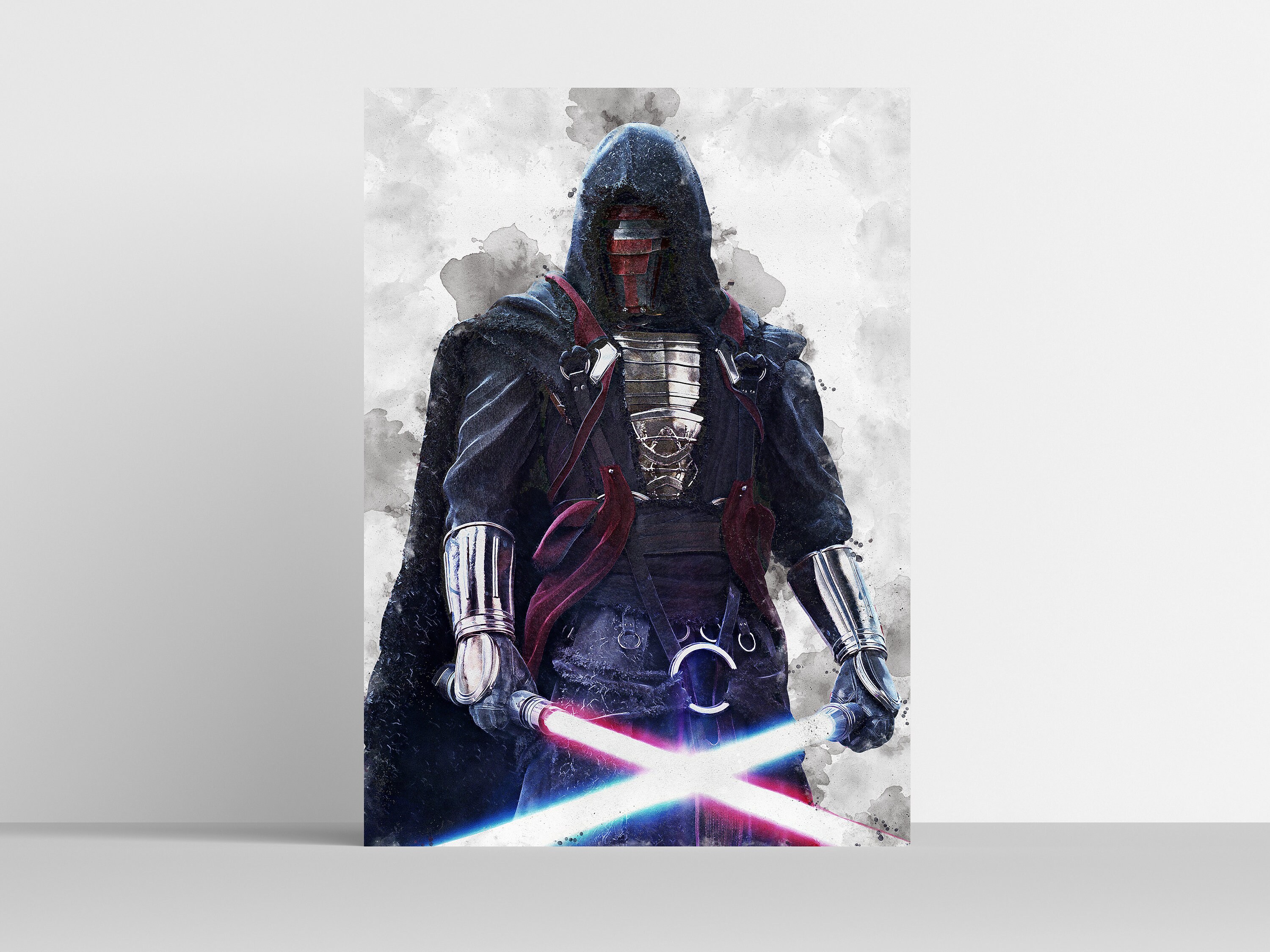 DARTH REVAN POSTER Star Wars Poster Digital Art Printable Art ...