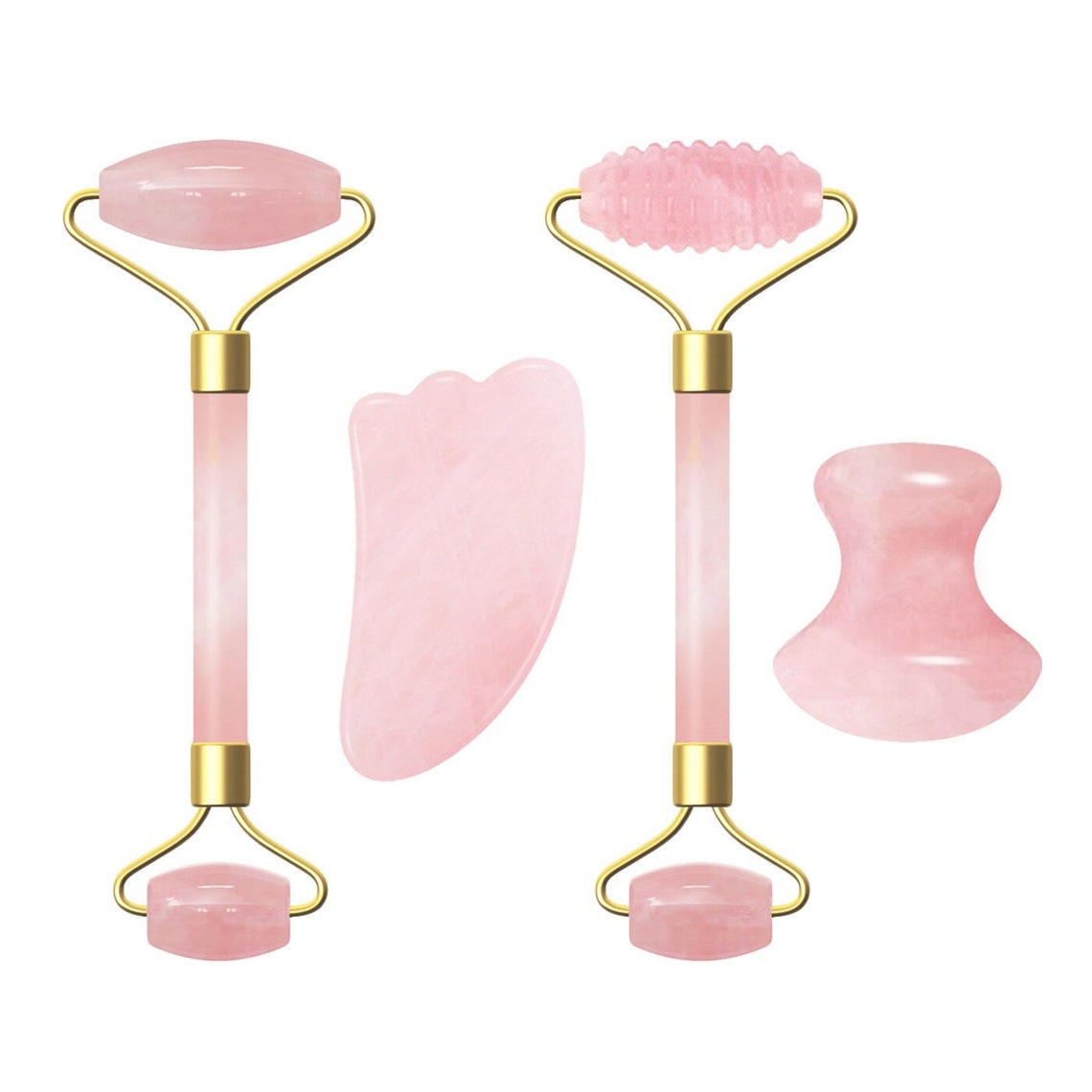 Pink Jade Gua Sha Collection Massage Tool Gua Sha Stone Tool | Etsy