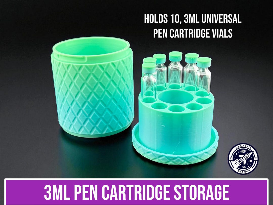 Injection Pen Cartridge Stand & Storage, Peptide Pen 3ml Vial Cartridge ...