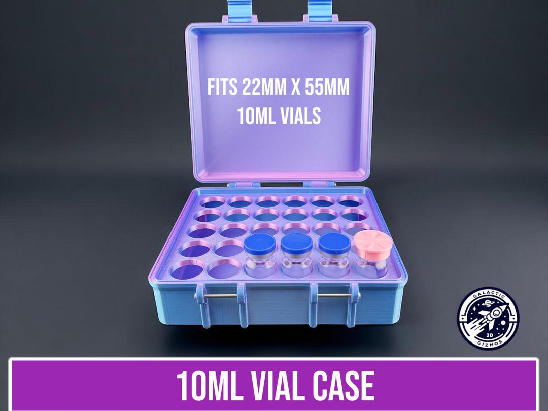 10ml Vail Case, 10ml Vial Storage, 10ml Vial Box, Peptide Storage - Etsy