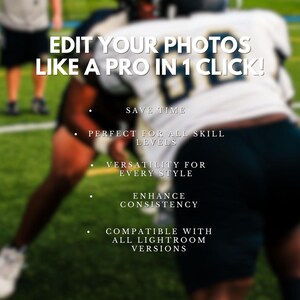 10 FOOTBALL Lightroom Presets – Mobile Desktop – Sports Presets ...