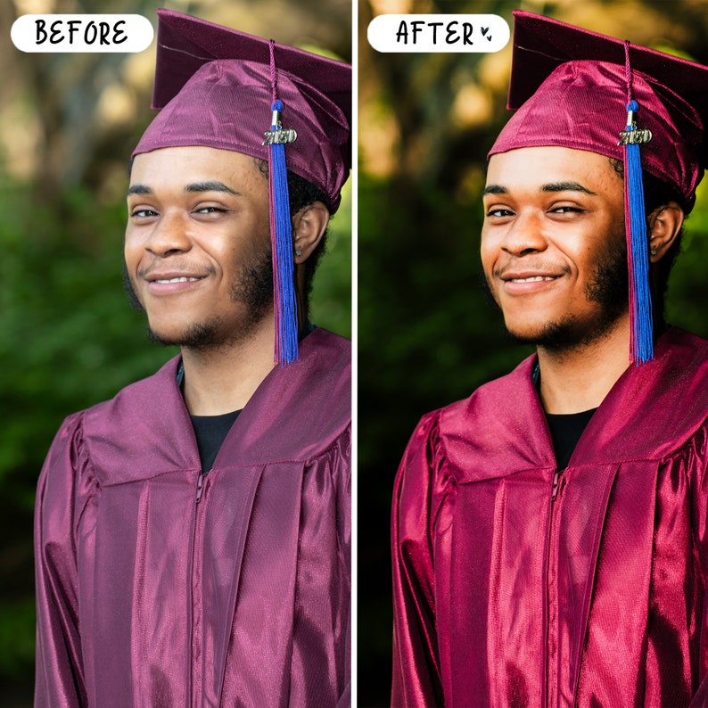 10 GRADUATION Lightroom Presets – Mobile Desktop – Vibrant, Bright ...