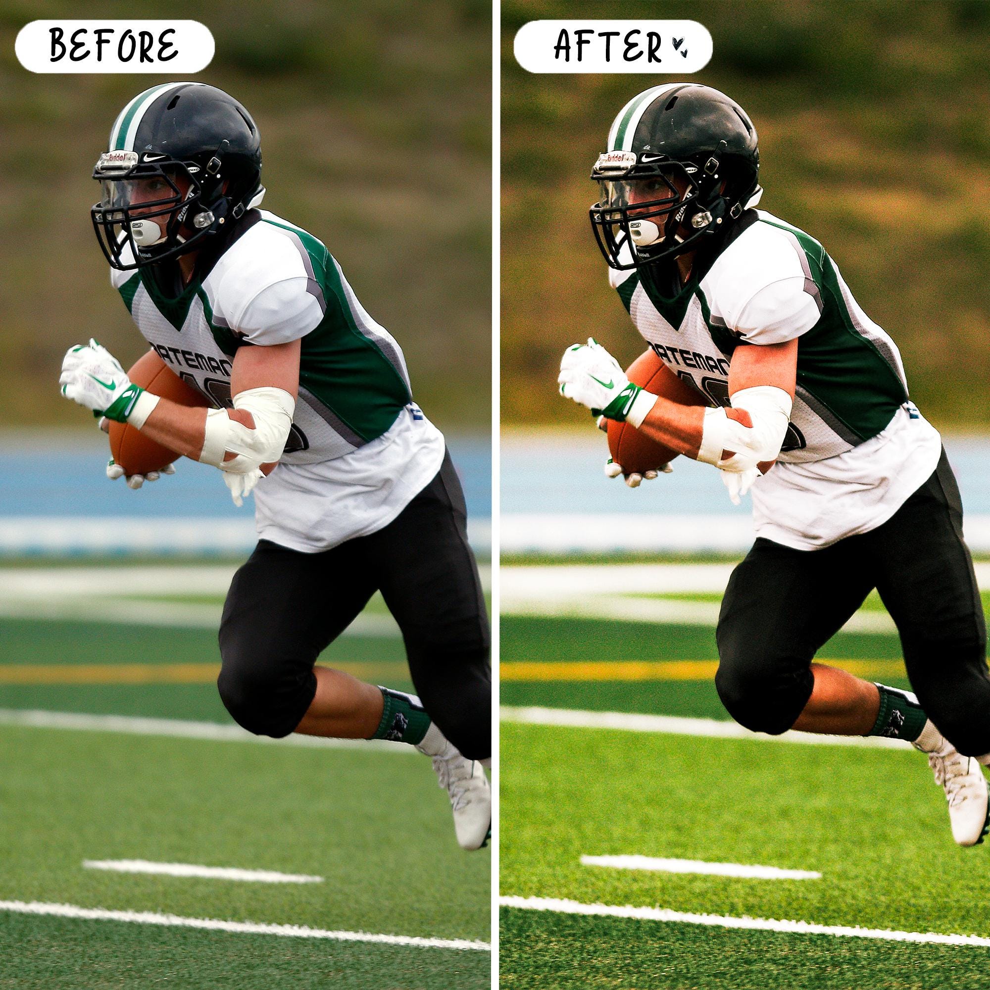 10 FOOTBALL Lightroom Presets – Mobile Desktop – Sports Presets ...