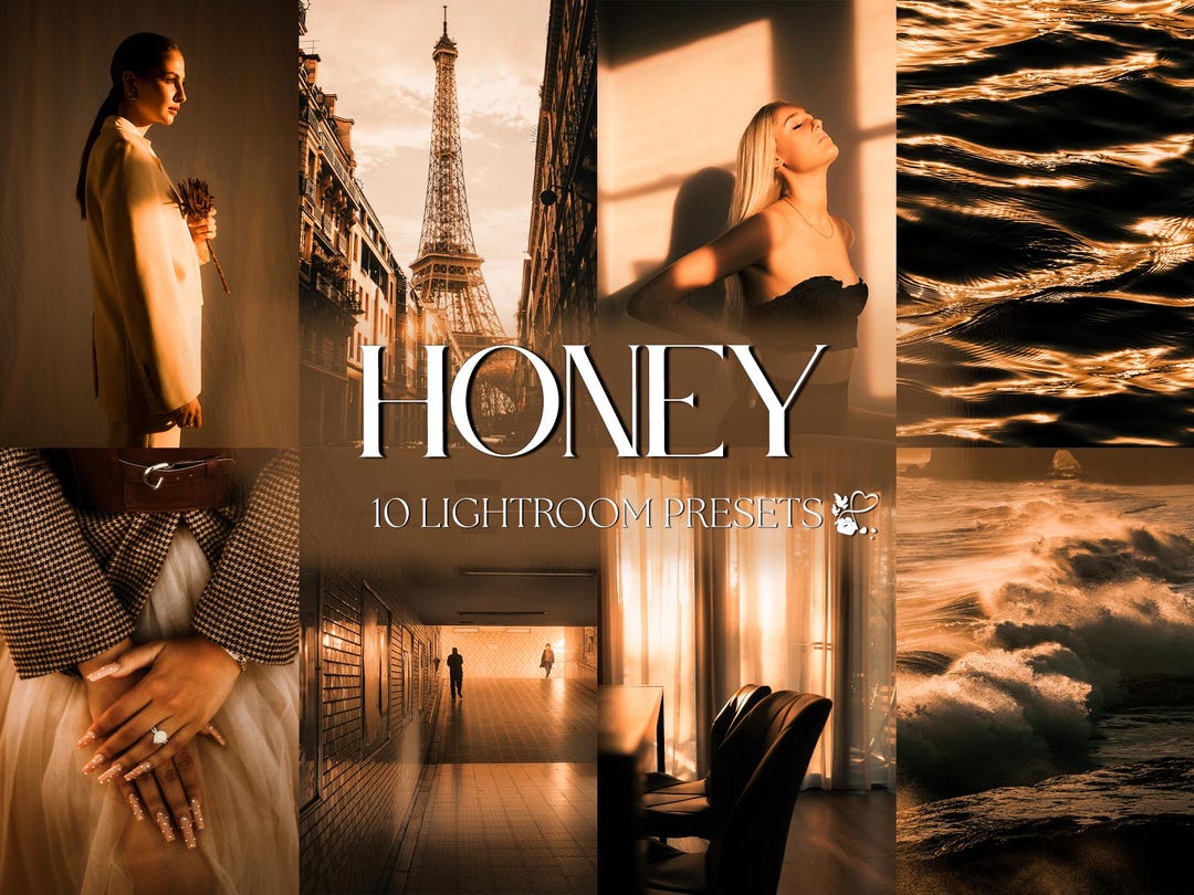 10 HONEY Mobile LIGHTROOM Presets, Natural Presets, Golden Presets ...