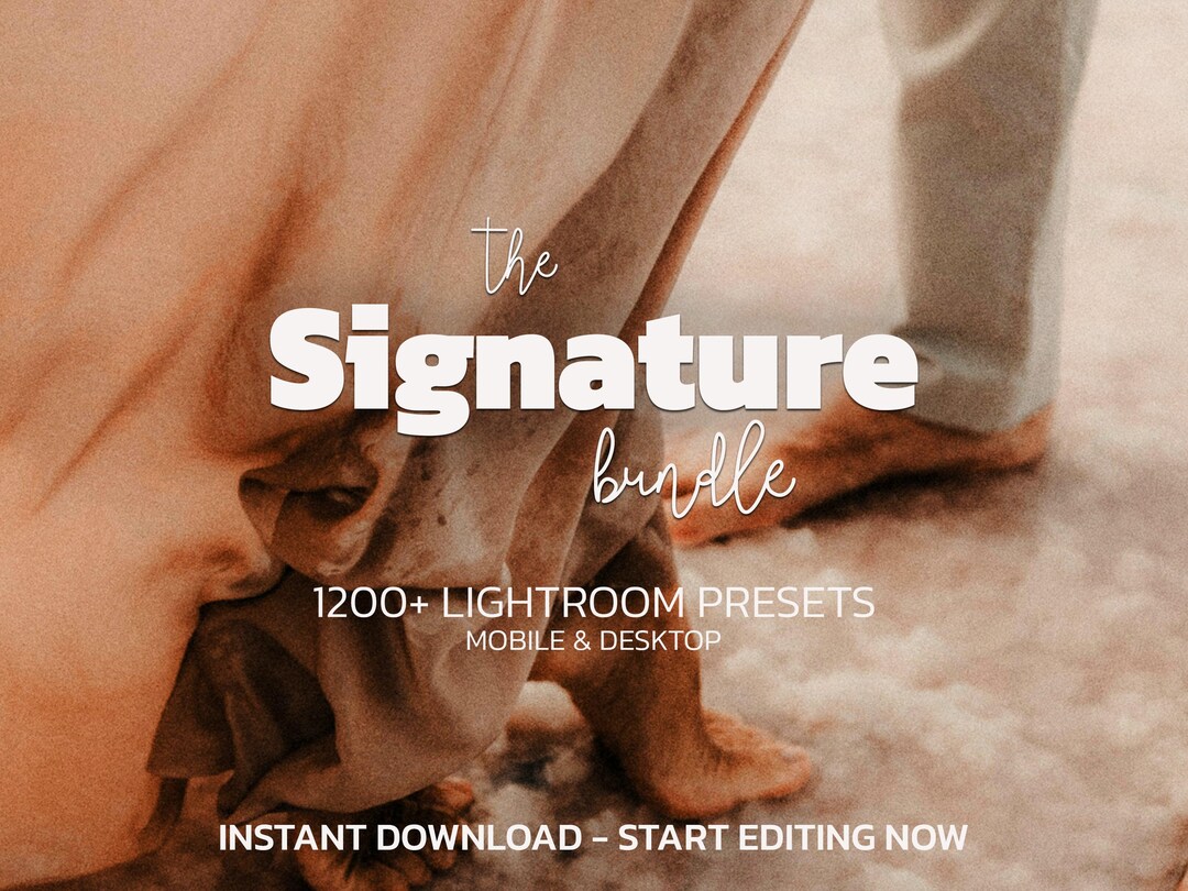 1200+ Signature Lightroom Presets Bundle | Airy, Neutral, Bright ...