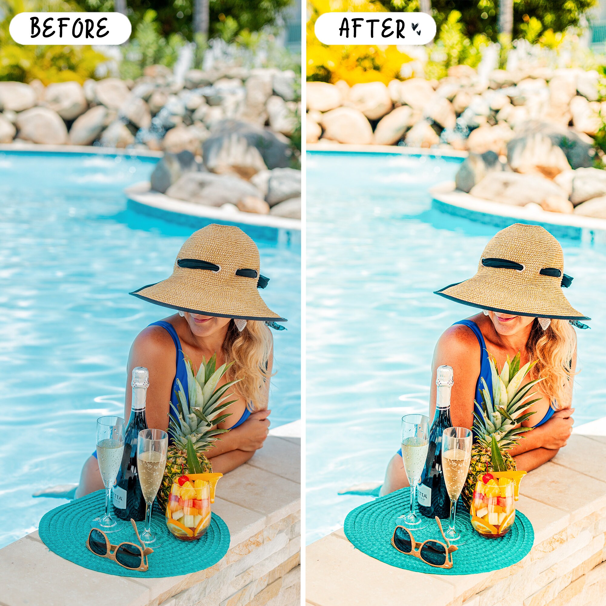 10 SUMMER Lightroom Presets – Mobile Desktop – Beach Presets, Bright ...