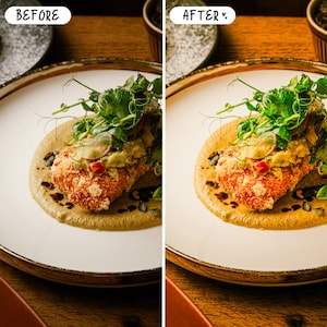 10 FOOD Lightroom Presets – Mobile Desktop – Food Presets, Natural ...