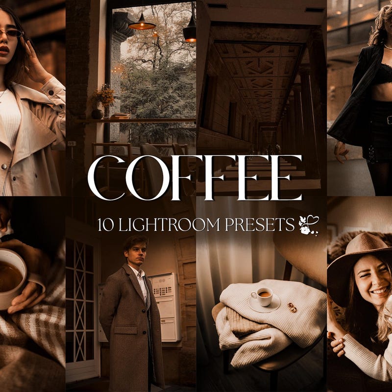 Coffee Lightroom Preset - Etsy