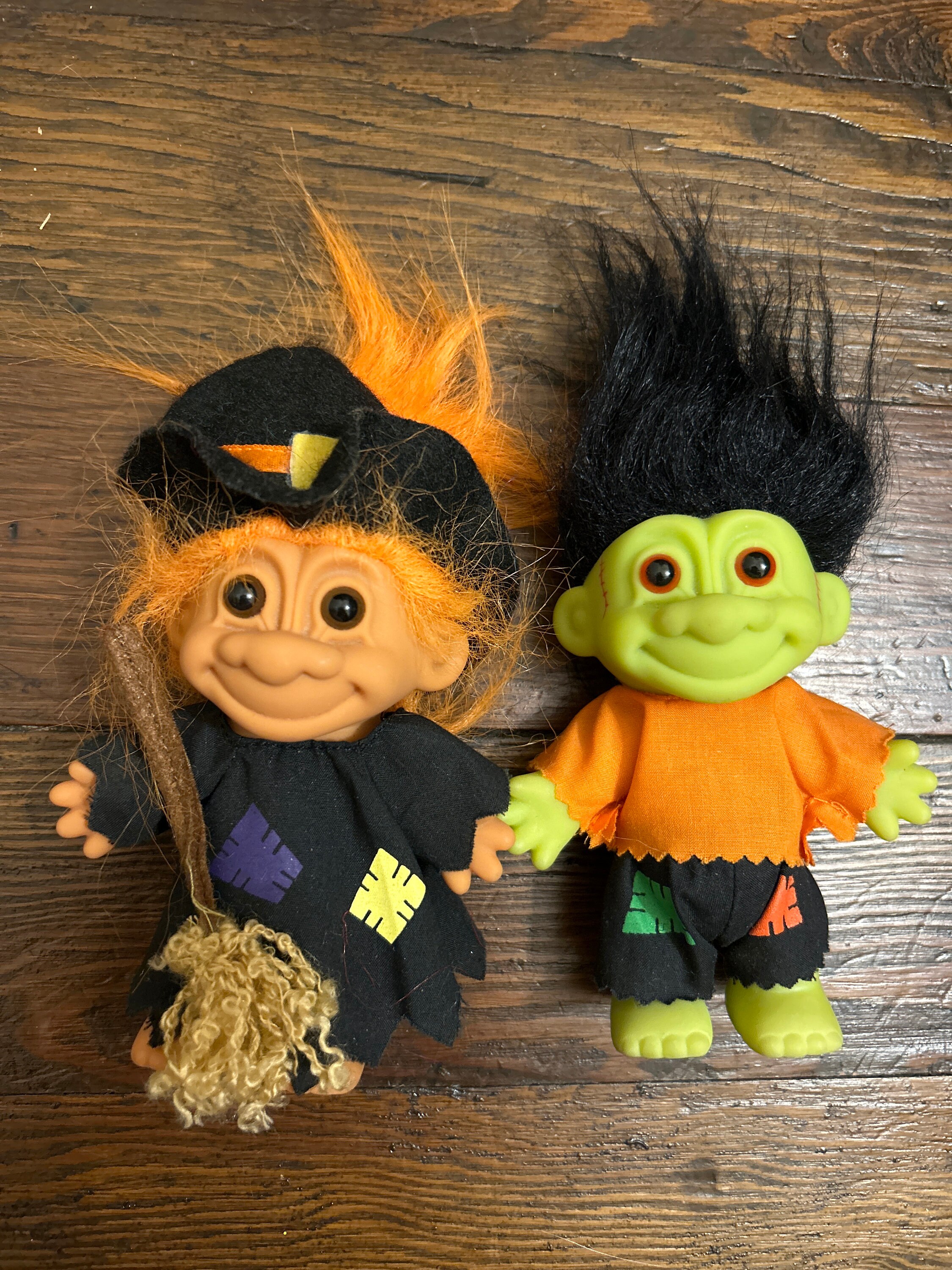 Vintage Halloween Russ Troll Dolls - Etsy Portugal