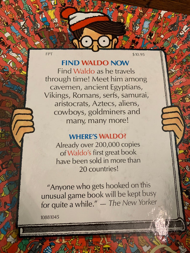 Vintage First Edition Where’s Waldo Now Book From 1988 - Etsy