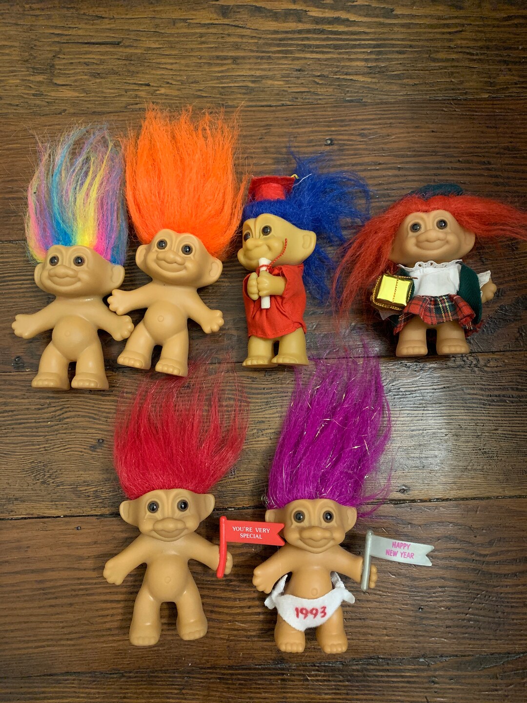 Vintage Russ Mini Troll Dolls - Etsy