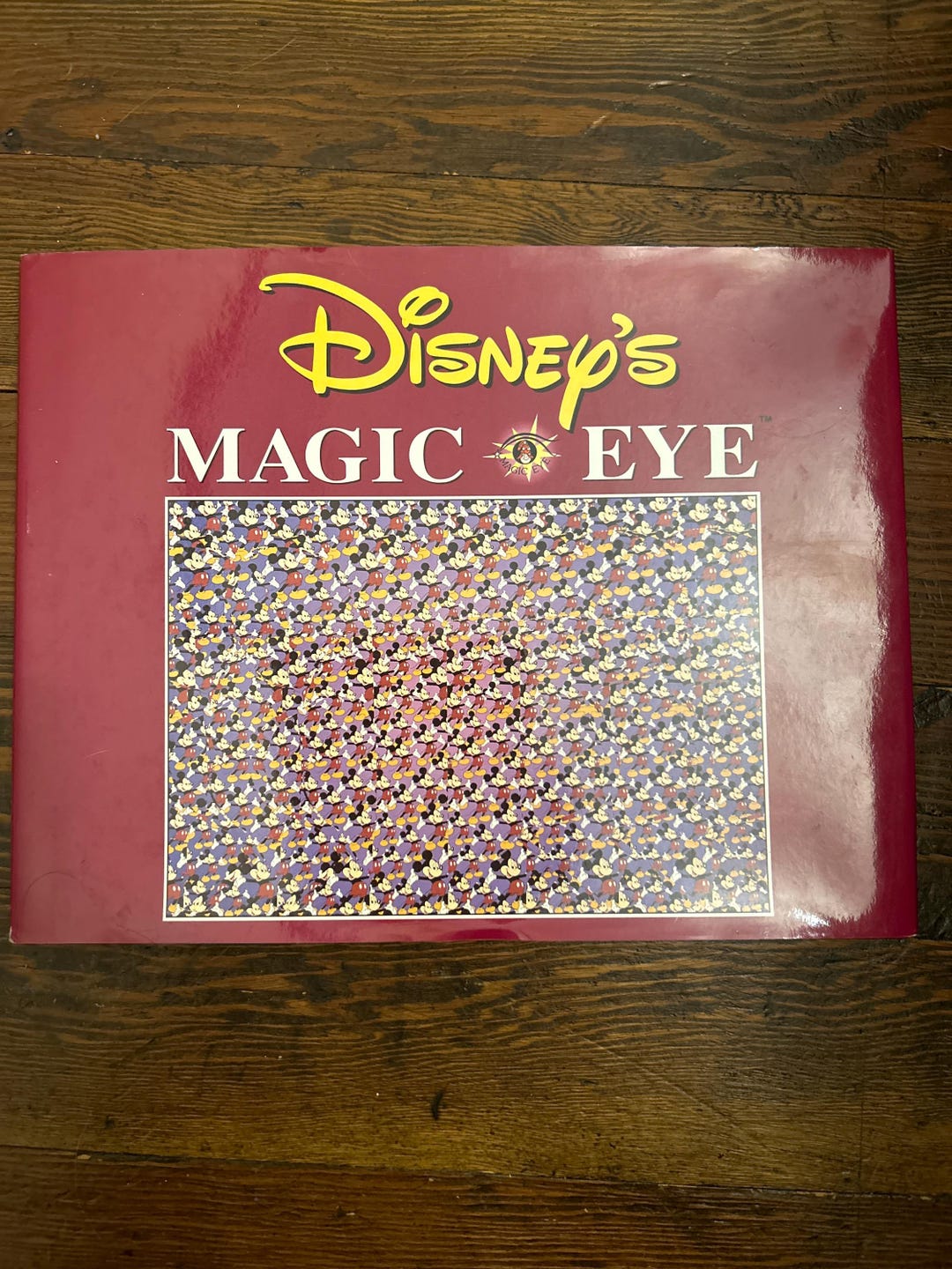 Vintage Disney Magic Eye 3D Book - Etsy