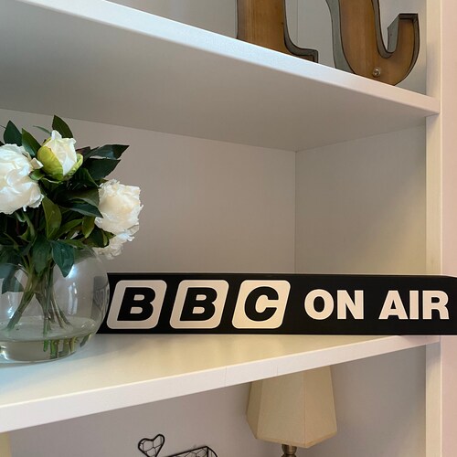 BBC ON AIR Vintage Old Style Wood Sign Studio Memorabilia - Etsy UK