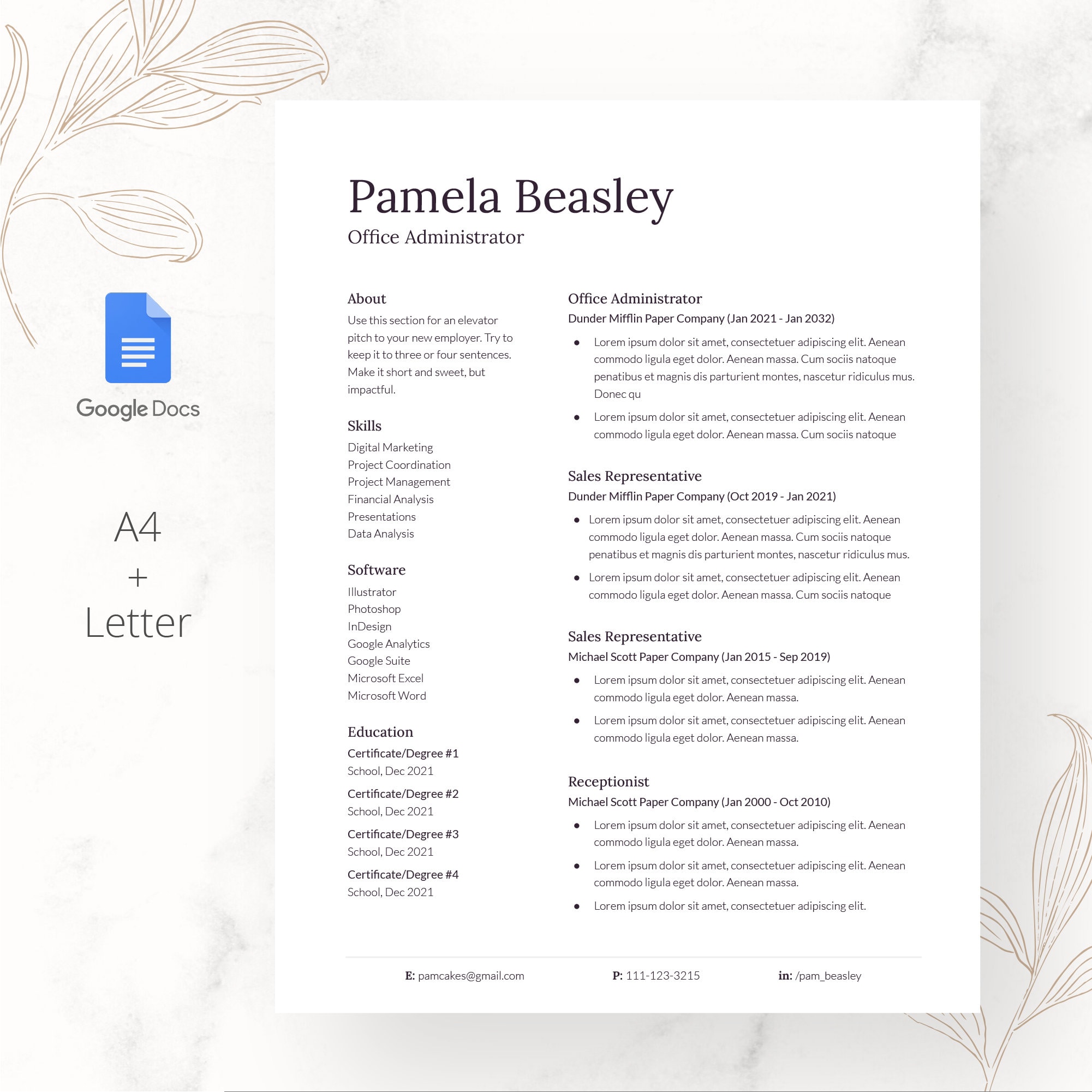 Design & Templates UXUI Design | ATS-friendly | Cover letter included ...