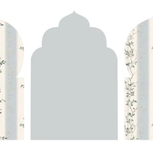 Indian Wedding Stage Backdrop Digital Download | Mughal Arch Floral ...