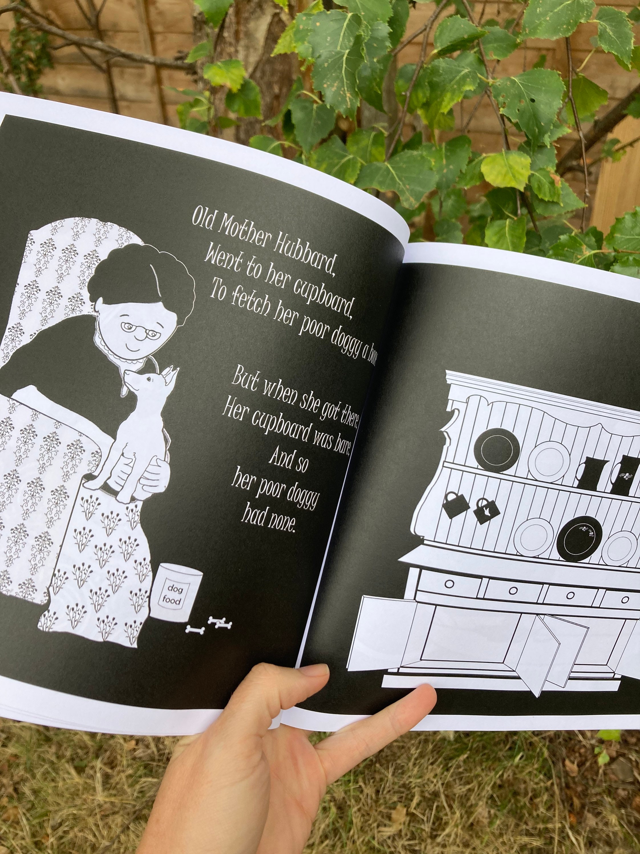 Black and White Nursery Rhymes: a High Contrast Book for Babies - Etsy