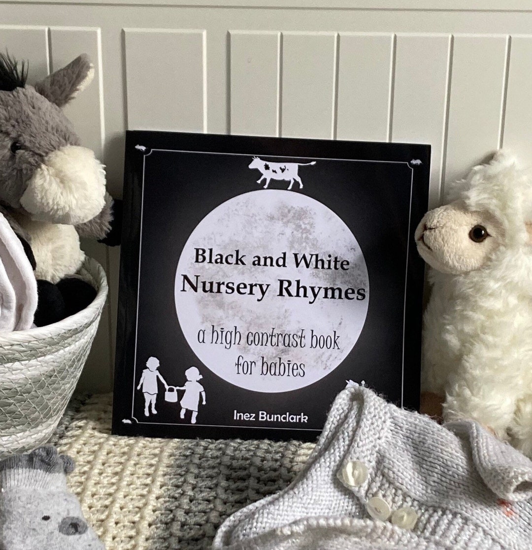 Black and White Nursery Rhymes: a High Contrast Book for Babies - Etsy