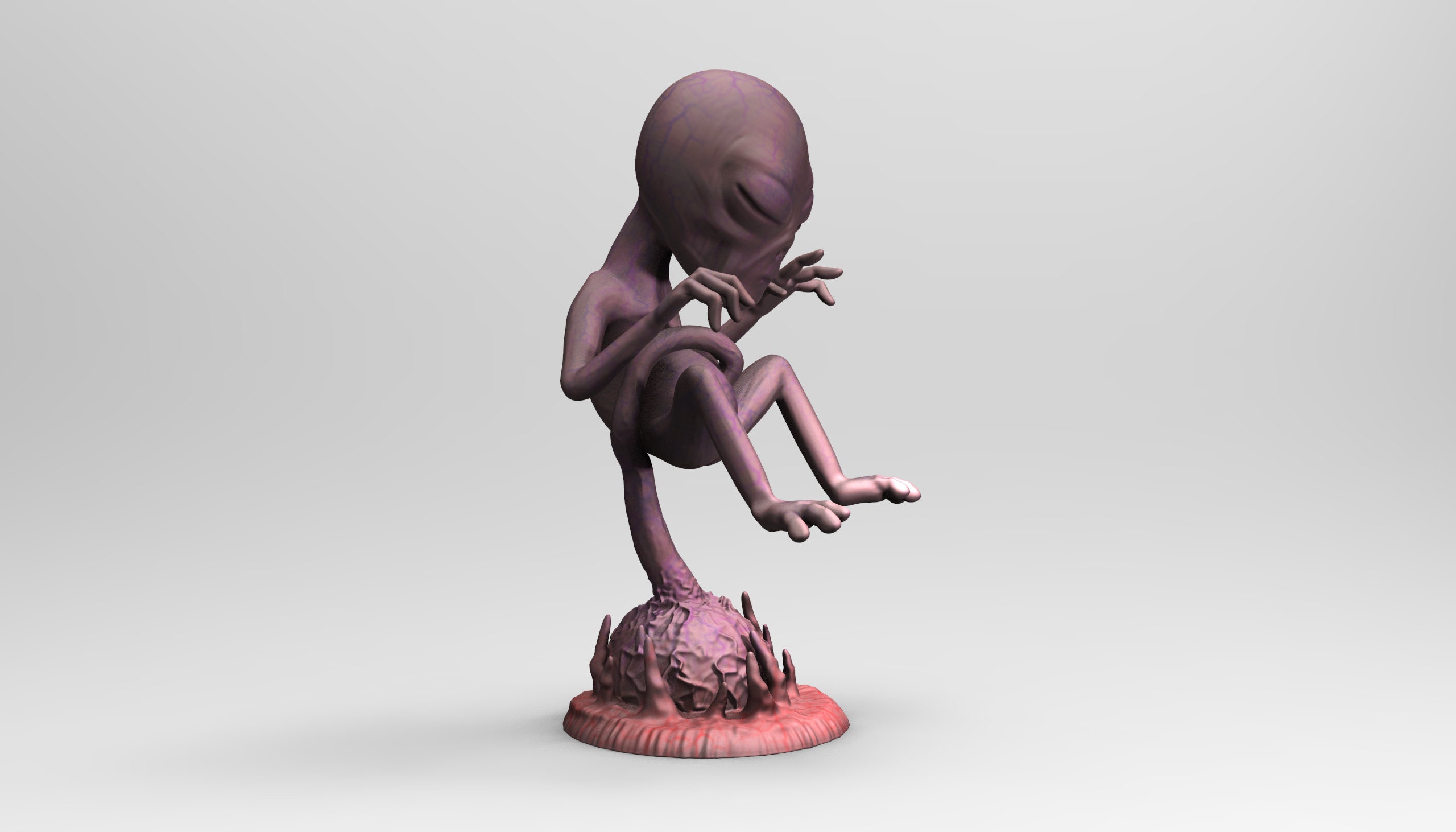 Baby Alien 3D Model STL 3d Printing - Etsy