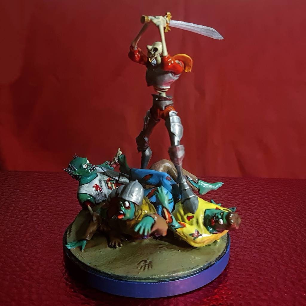 Medievil Sir Daniel Fortesque Statue Action Figure Zombie Kill - Etsy