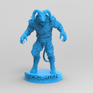 Sheepsquatch 3D Model Print File STL Monster Legend - Etsy