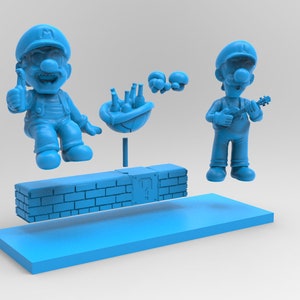 Super Mario Bros (stl File) - Etsy