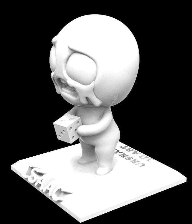 ISAAC by the Binding of Isaac 3dmodel STL - Etsy