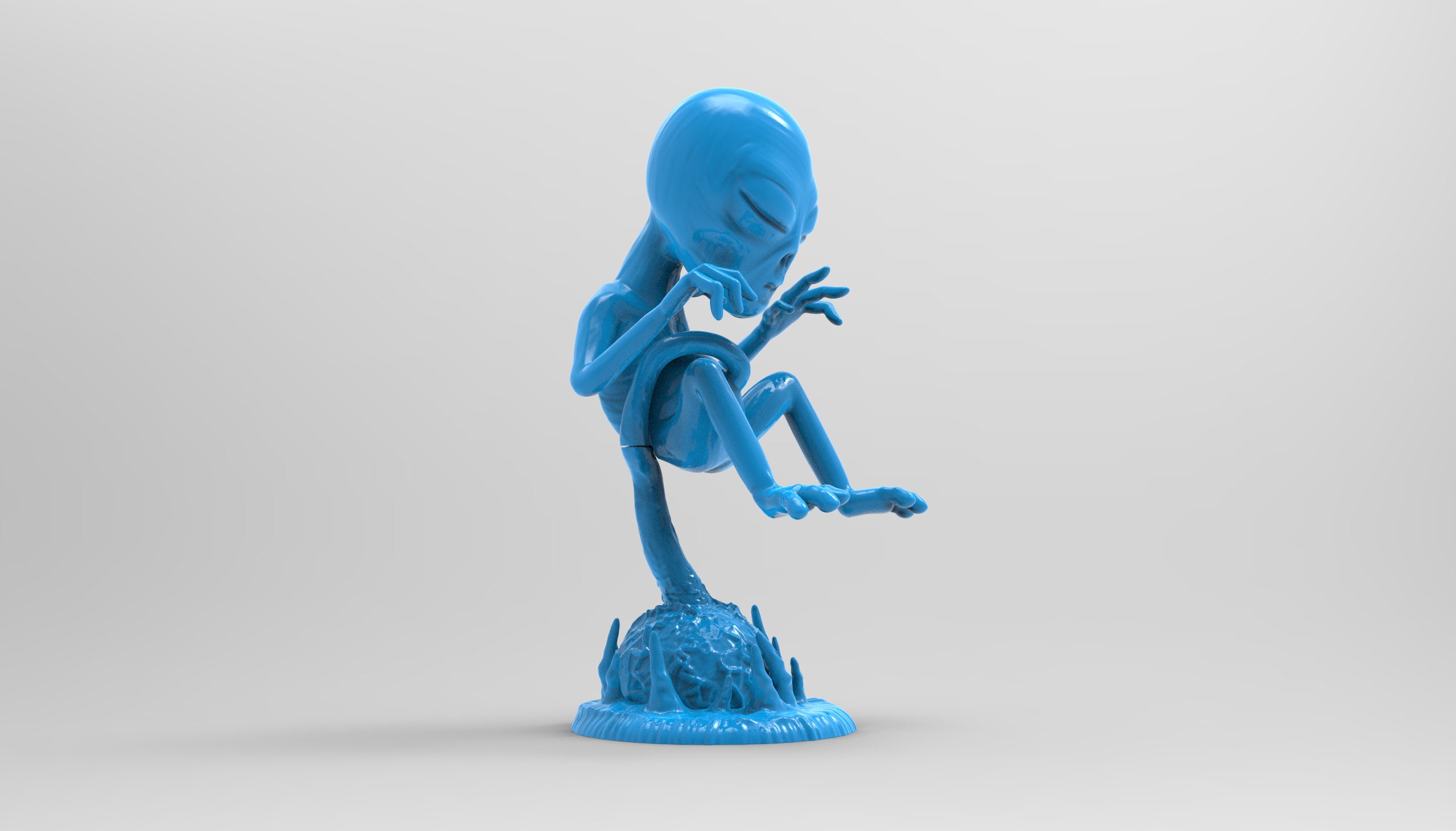 Baby Alien 3D Model STL 3d Printing - Etsy