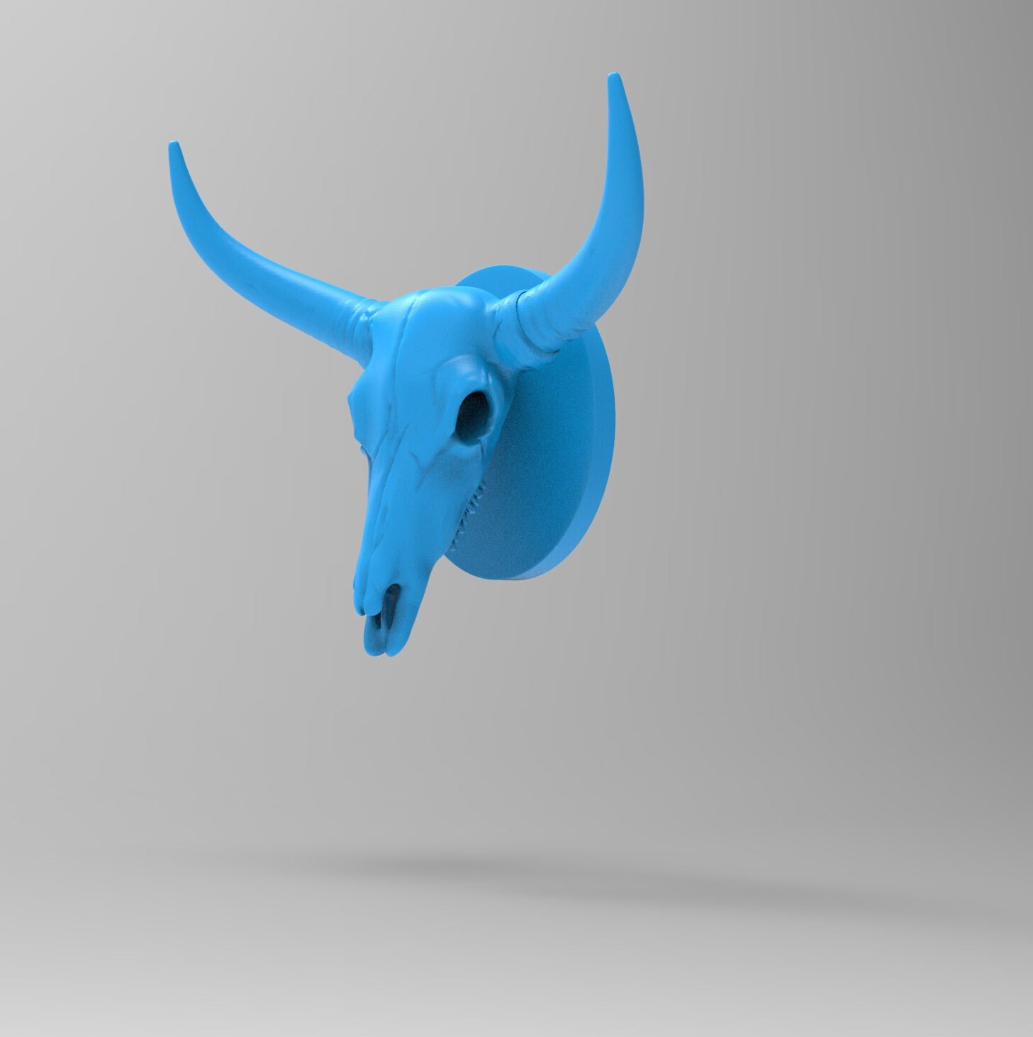 Cow Skull. 3d Model of Cow Skull, 2 Model Stl! Desert Skull (with ...
